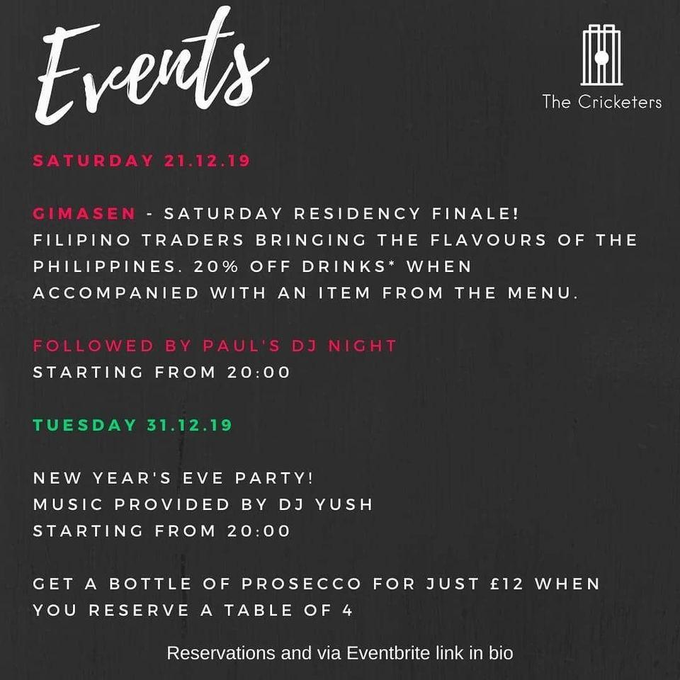 Menu at The Cricketers pub & bar, Croydon, 107 Addiscombe Rd