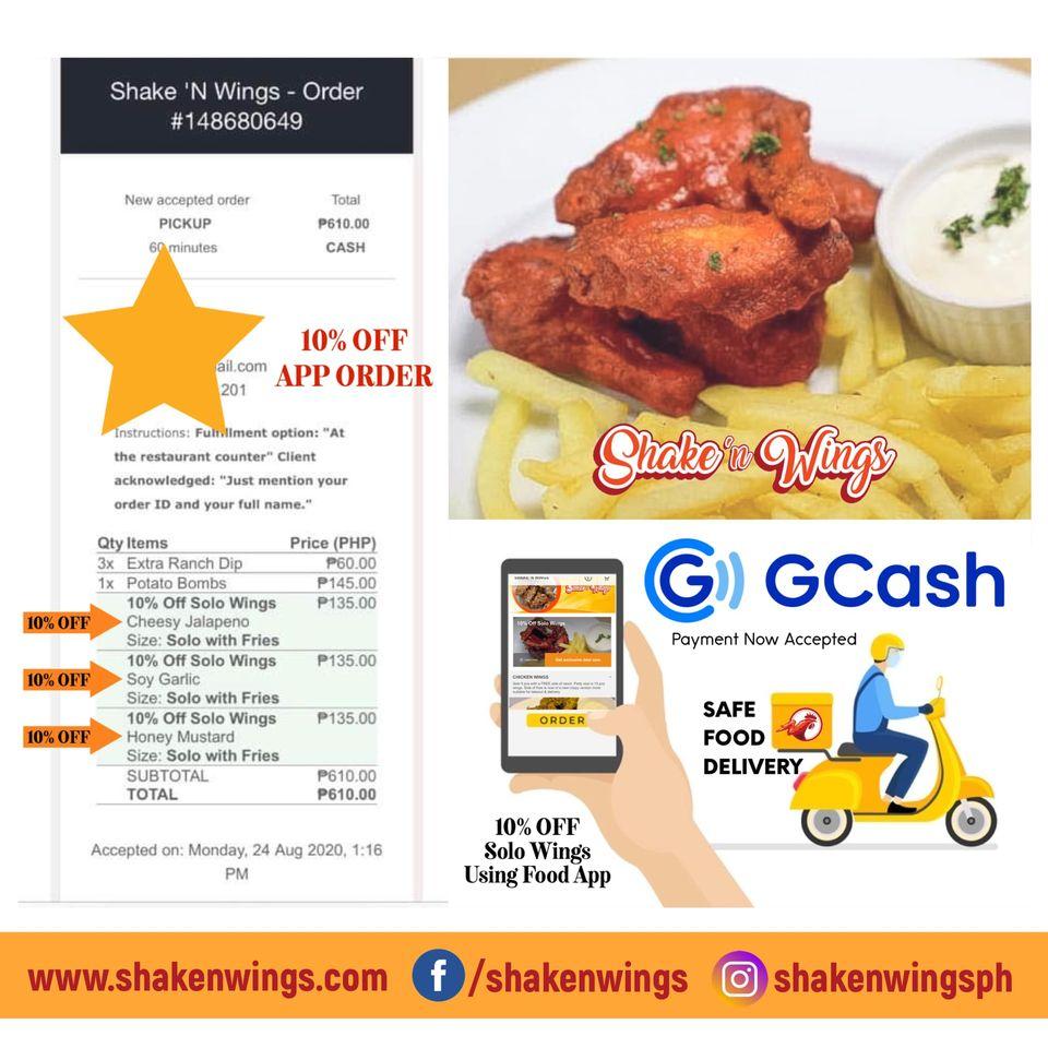 Carta del restaurante SHAKE 'N WINGS, Batangas, Silangan 2