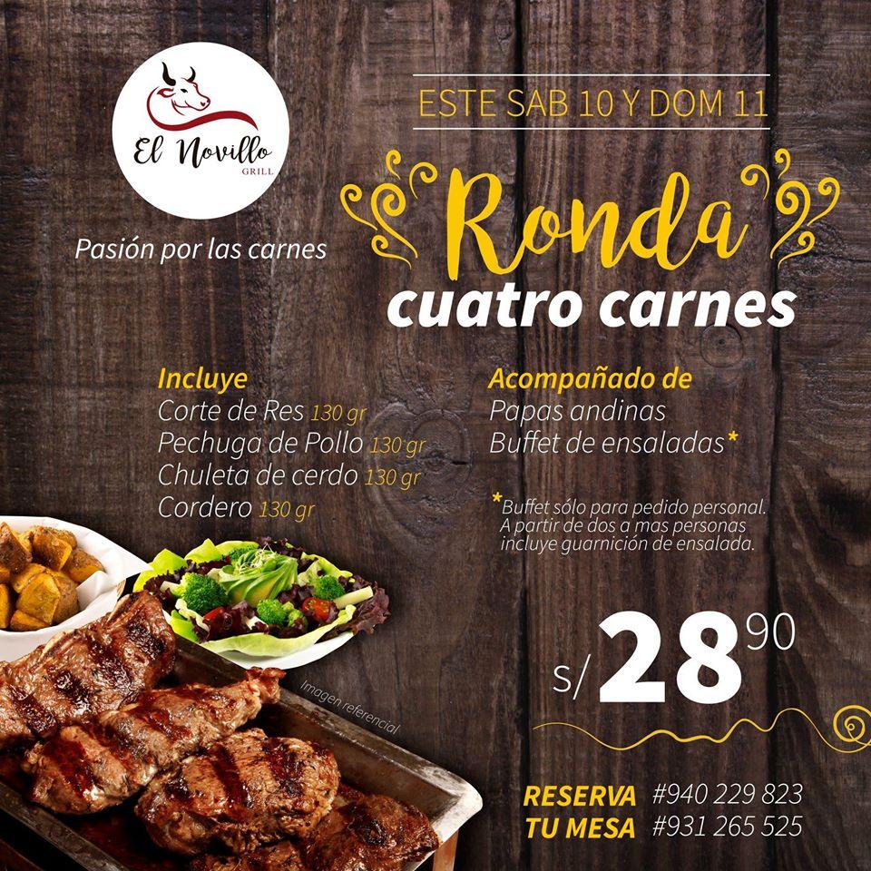 Menu at El Novillo Grill - Tacna restaurant, Tacna