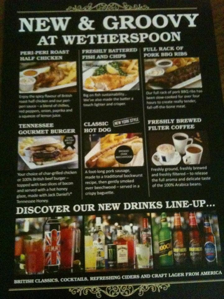 Menu at The Bear pub & bar, Melksham, 3 Bath Road