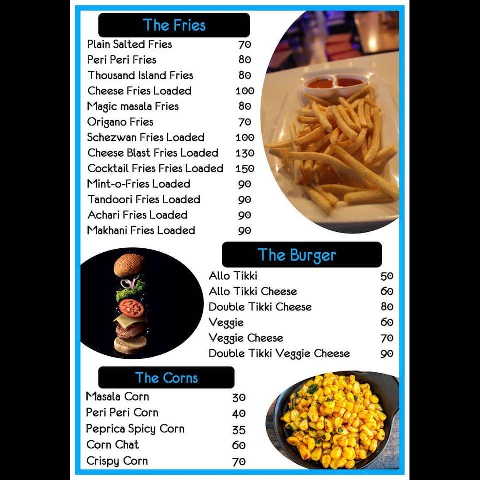 Menu at The Dream Cafe, Bhopal