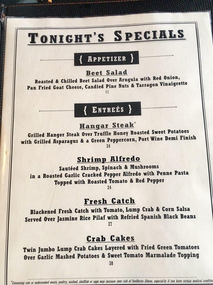 Menu at Sundae Cafe at Tybee, Tybee Island, 304 1st St