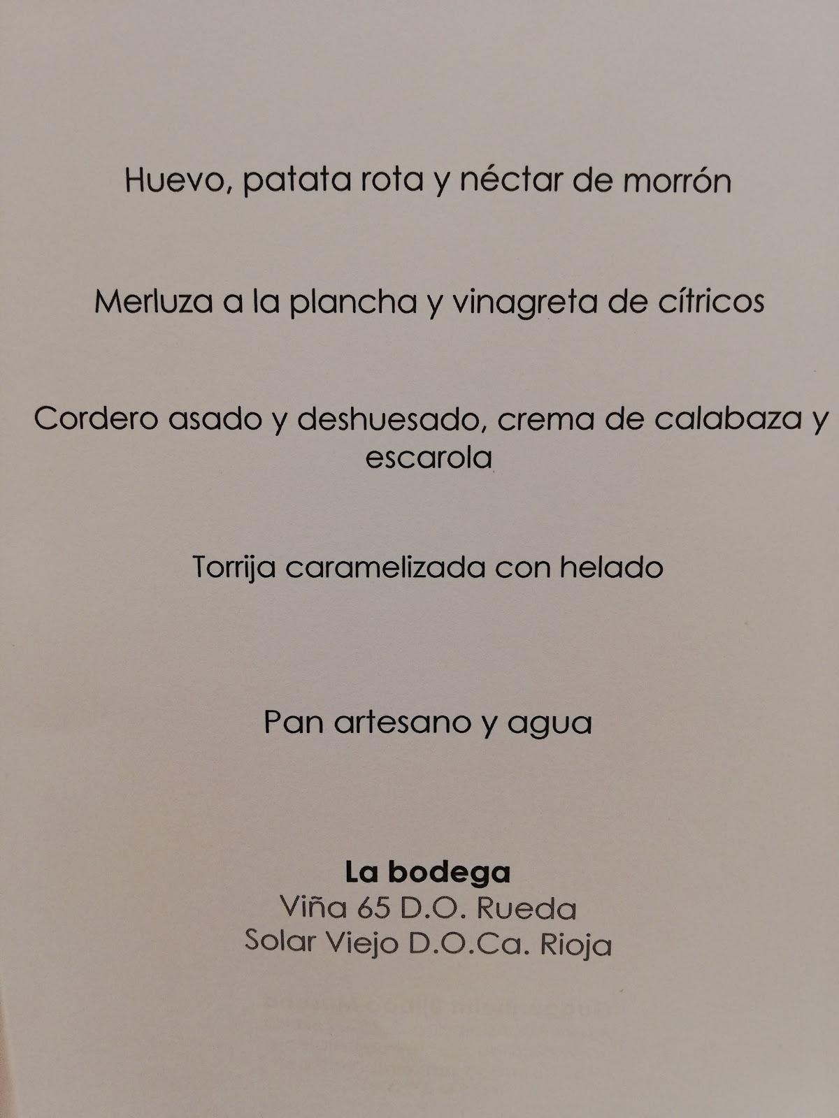 Carta del pub y bar Bistró Guggenheim Bilbao, Bilbao, Avda. Abandoibarra