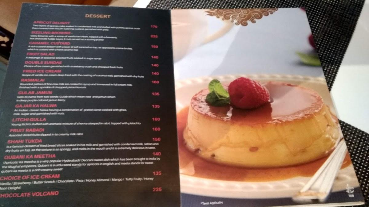Menu at Tabla Multicuisine Restaurant, Hyderabad, 2nd