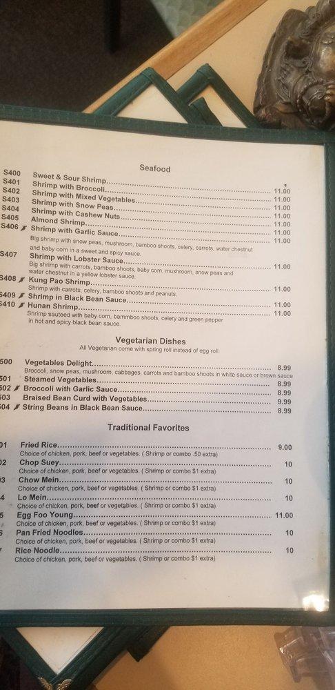 Carta de Jade Cafe, Pantego