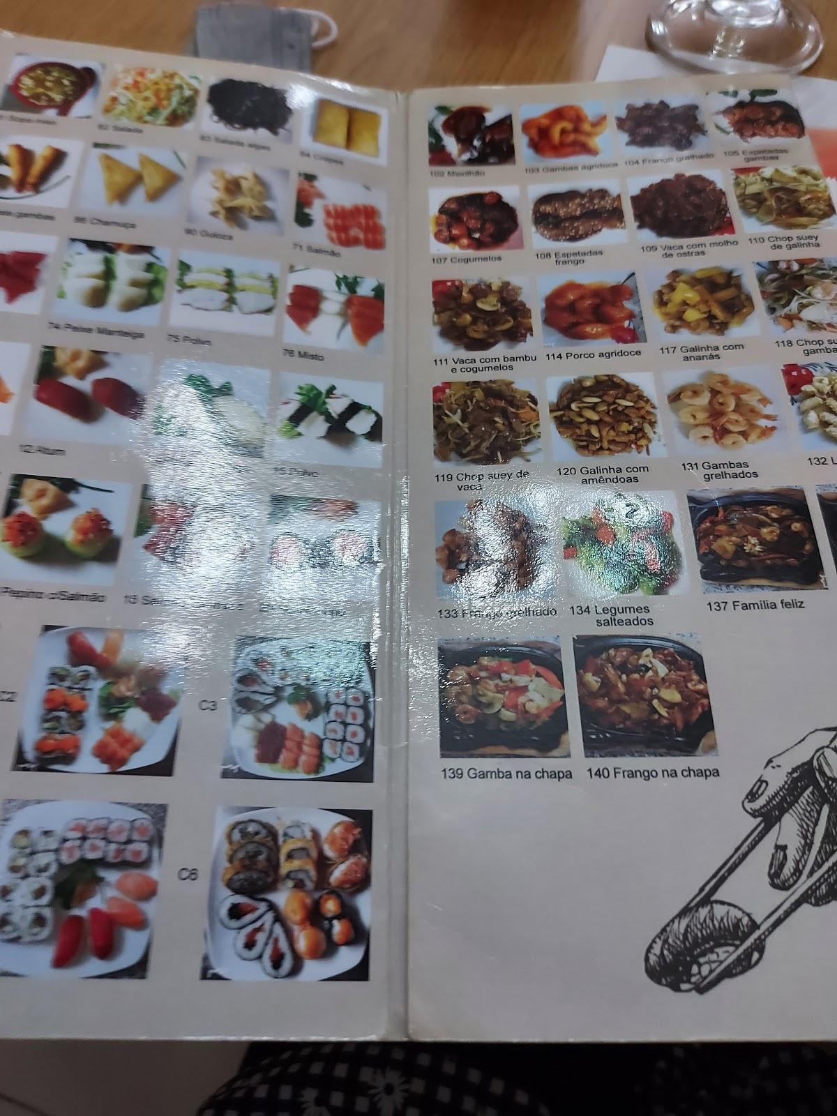 Menu em Restaurante Japonês - OKADA, Amadora