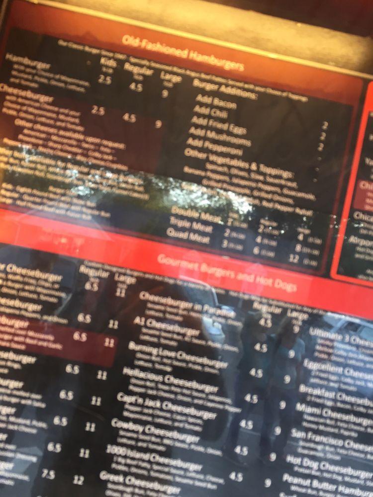 Menu at Velvet Cream–The Dip fast food, Hernando