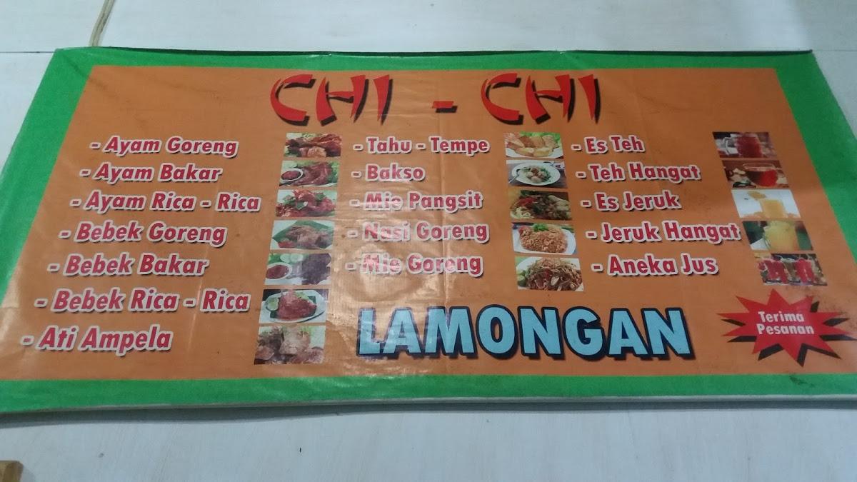 Menu at Warung Makan Chichi Lamongan restaurant, Makassar