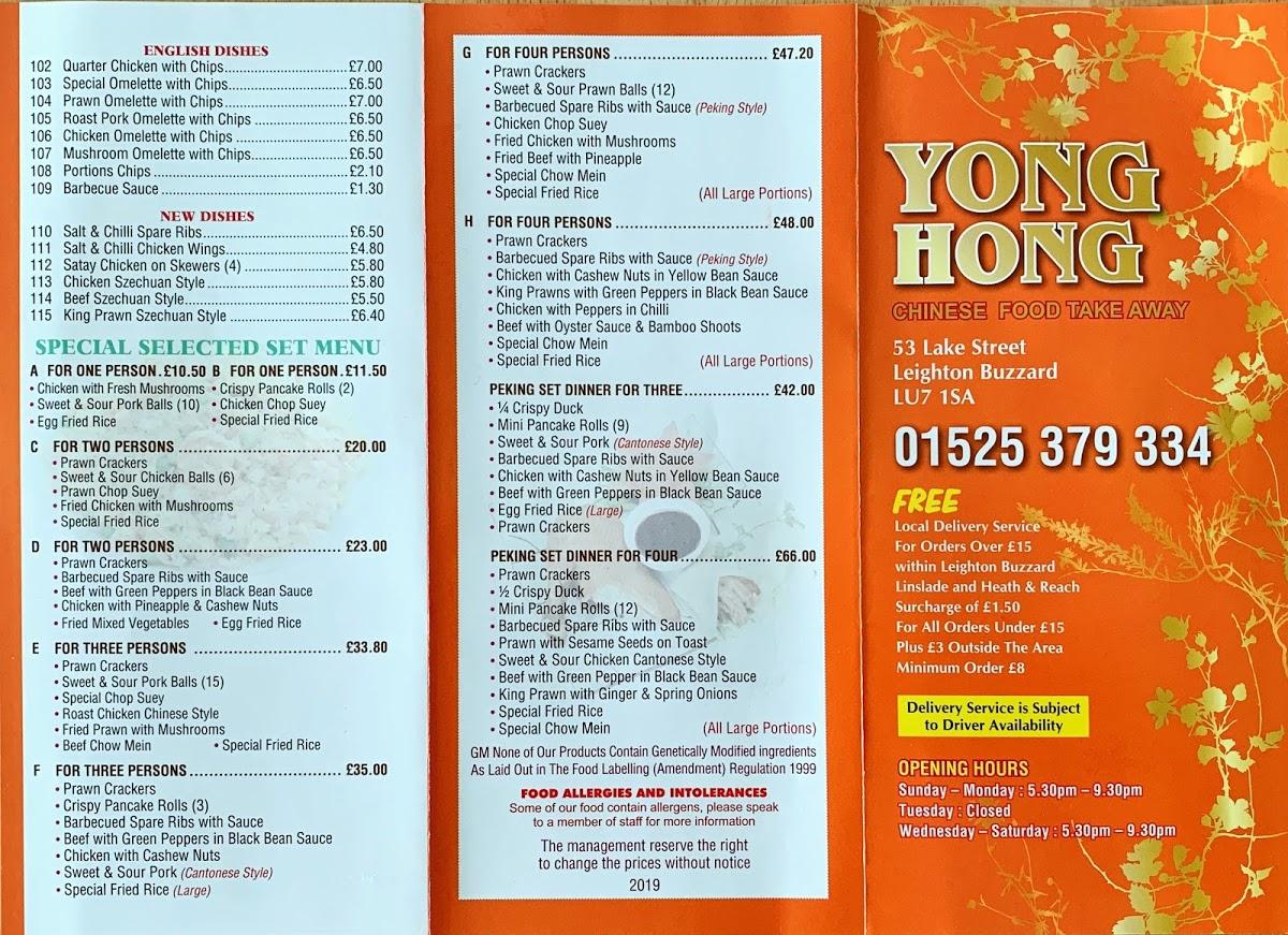 Wings Chinese Wing Leighton Buzzard Menu at Isaac Perdriau blog