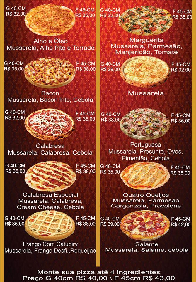 Menu em Pop Pizza Delivery pizzaria, Niterói