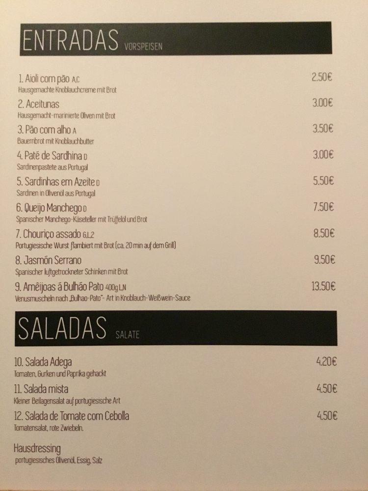 Menu at ADEGA - TAPAS • DINE • WINE pub & bar, Ulm
