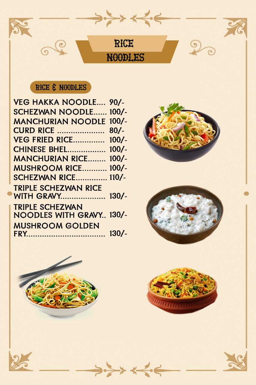 Menu at Sagar Fresh Food, Anjar
