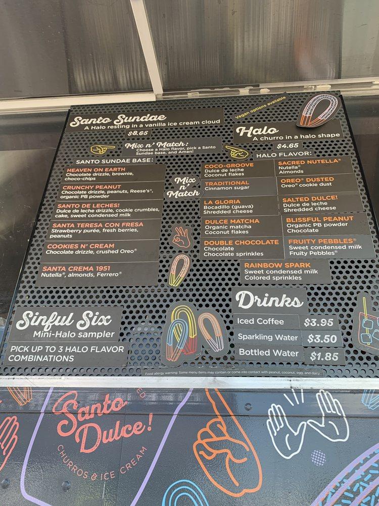 Menu at Santo Dulce! desserts, Miami