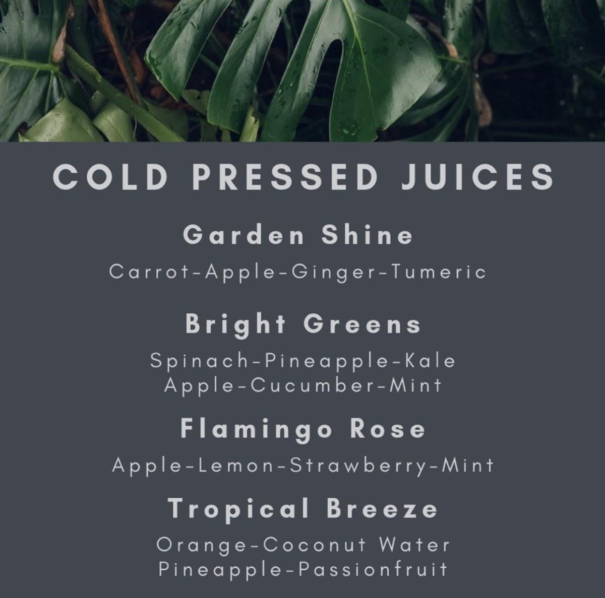 Menu at The Overflow Cafe, Beechboro