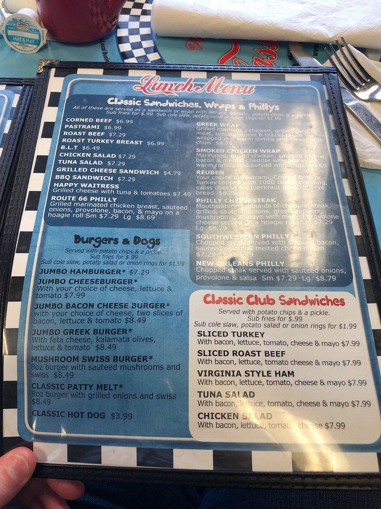 Menu at Classic Diner restaurant, Virginia Beach, Providence Sq Shop Ctr