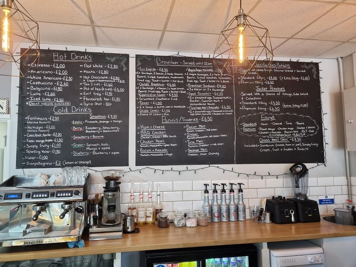 Menu at Cocos coffee shop cafe, Fareham