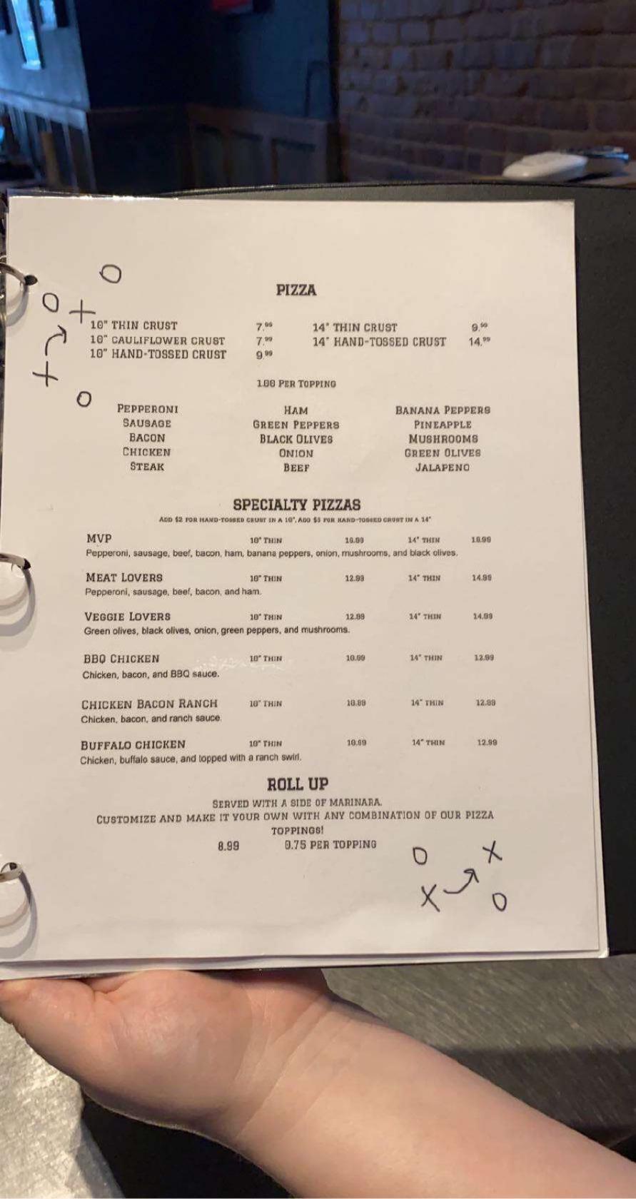 Menu at Game Day Pizza & Wings restaurant, Marion