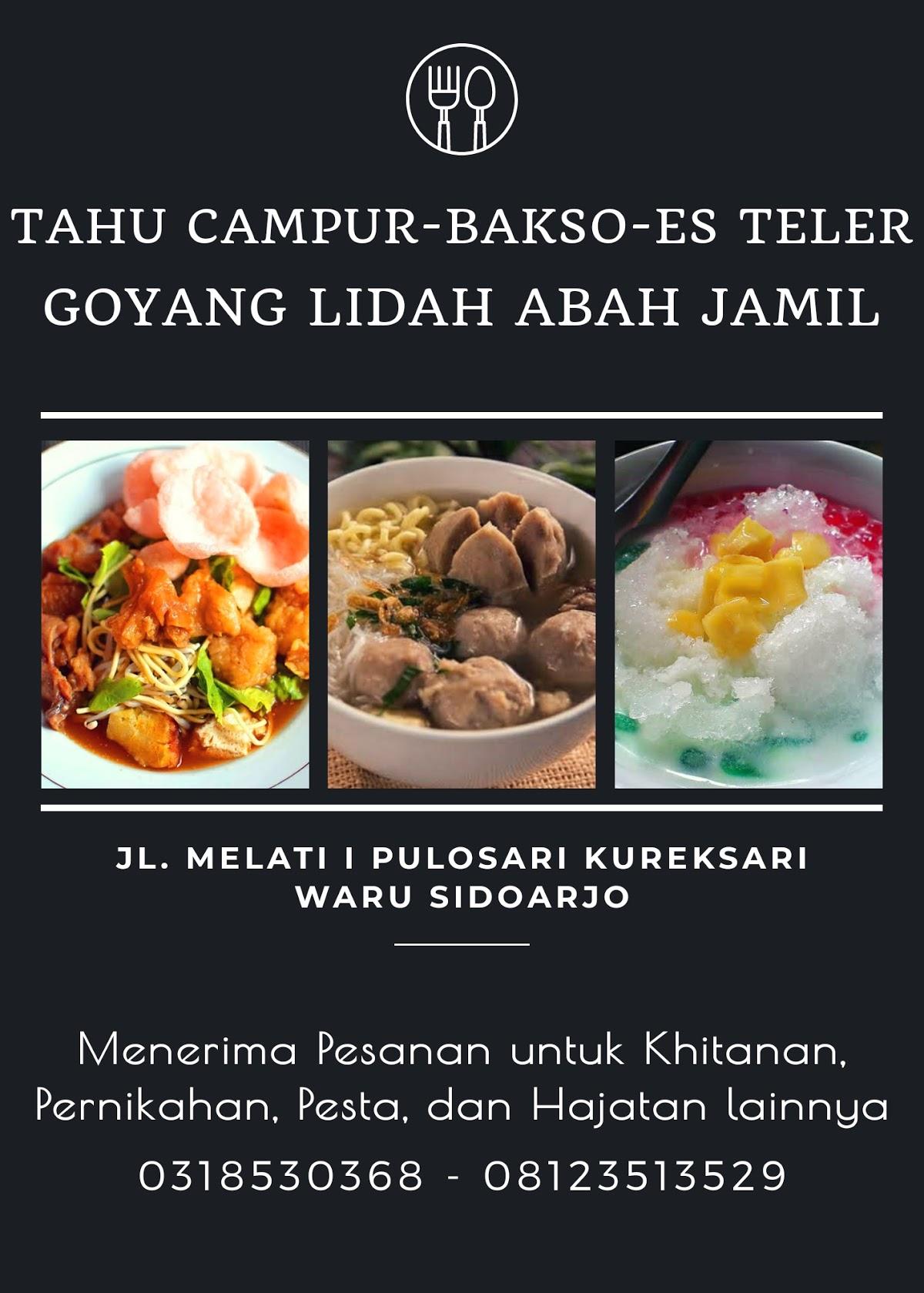 Menu at Tahu Campur dan Ayam Geprek Abah Jamil restaurant, Betro