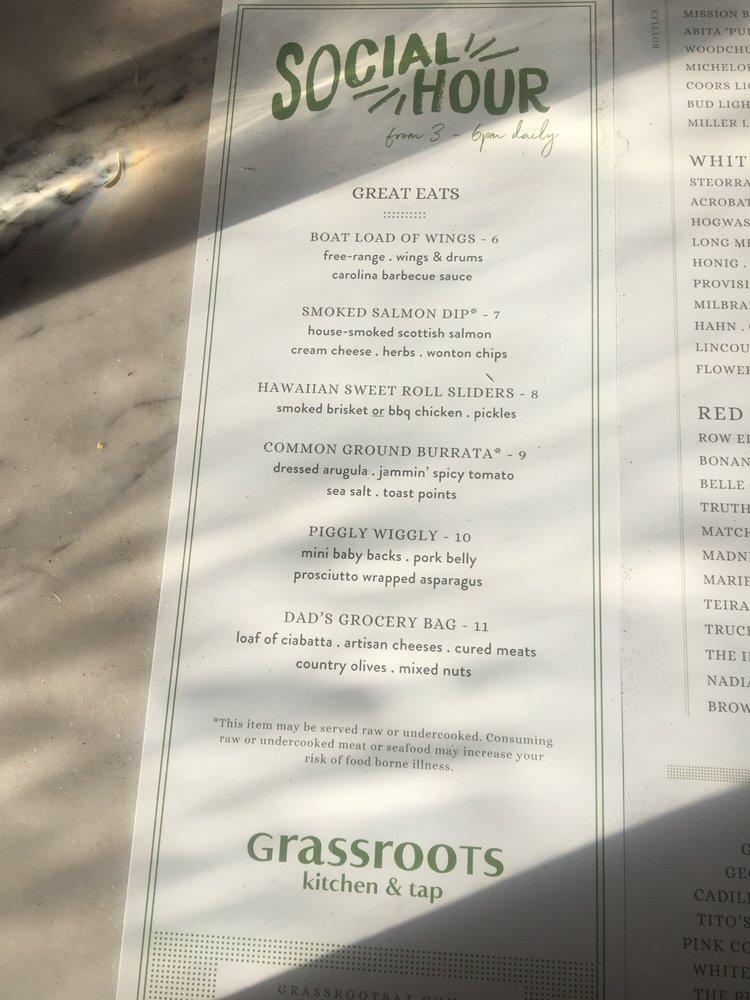 Menu at The Macintosh pub & bar, Phoenix, E Camelback Rd