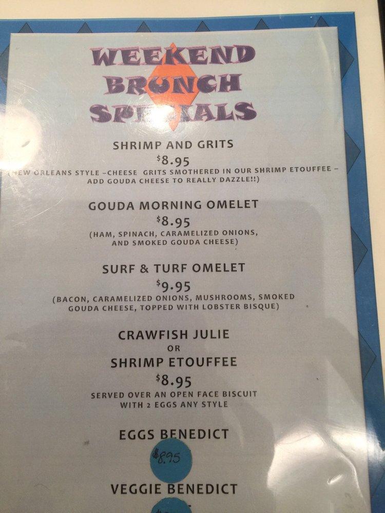 Menu at Andy's Flour Power Cafe-Bakery, Panama City Beach