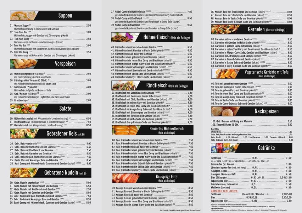 Menu at Chi asian Kitchen and Sushi restaurant, Groß-Zimmern