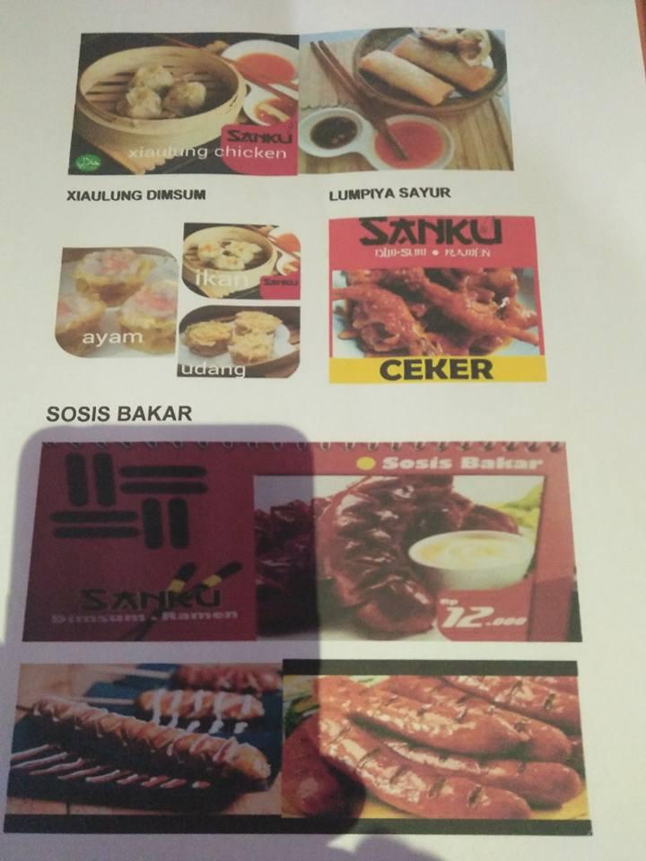 Menu at Sanku Dim Sum N Ramen Rest Area restaurant, Tuban, rest Area ...