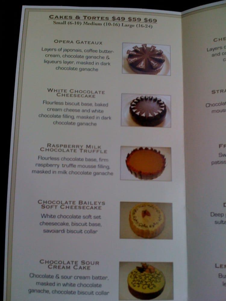 Menu at Cream Patisserie Boulangerie restaurant, Coorparoo