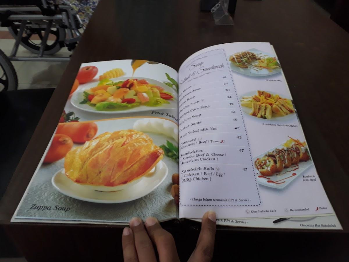Menu at Posin Bakery & Cafe, Semarang, Jl. Menteri Supeno No.6