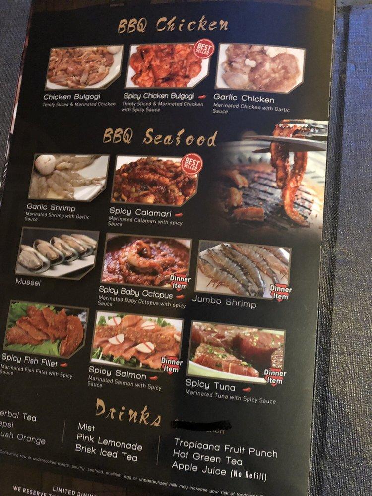Menu at KPot Korean BBQ & Hot Pot, Rockville