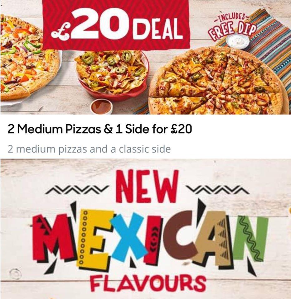 Menu at Pizza Hut Delivery Compton pizzeria, Wolverhampton