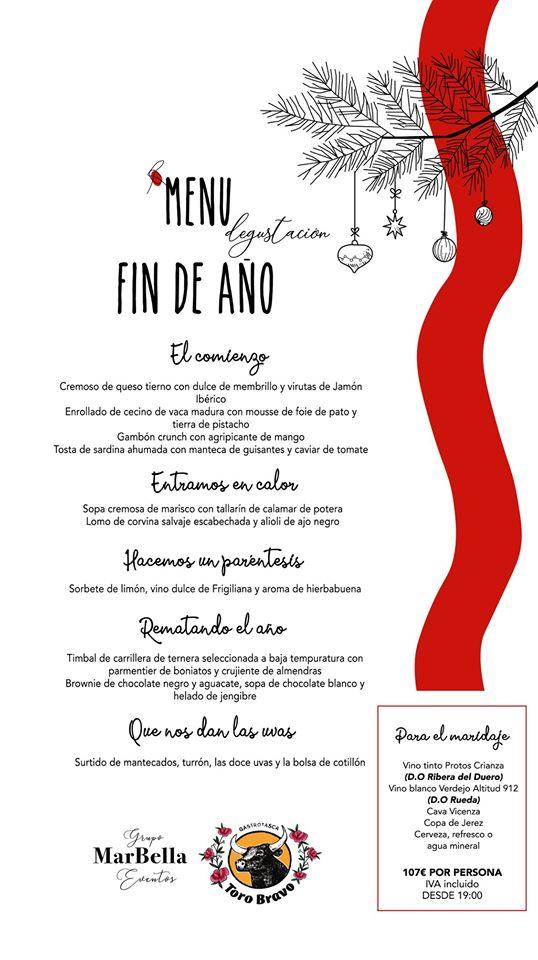 Menu at MarBella pub & bar, Nerja