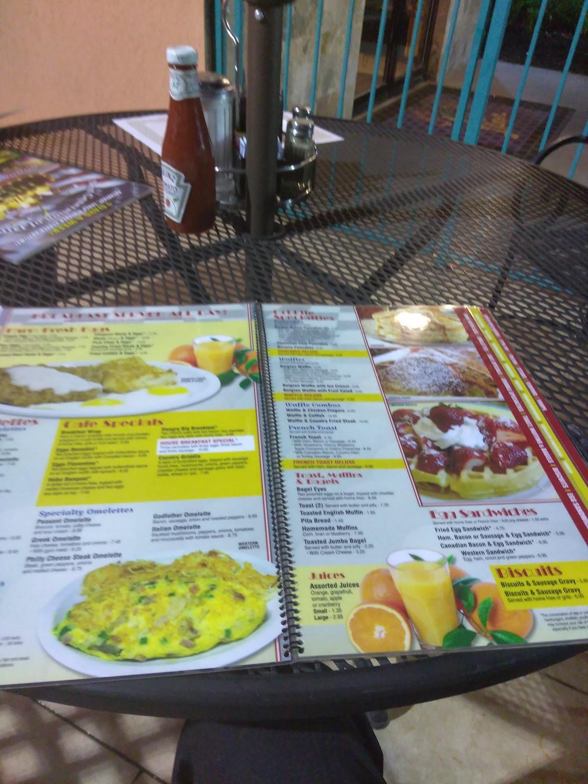 Menu at City Cafe Diner, Huntsville, Drake Ave SW