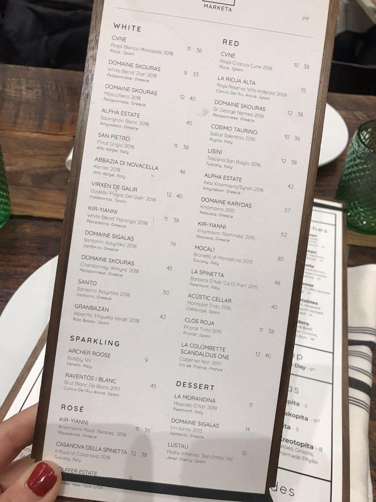 Menu at Herb&Olive restaurant, Manhasset