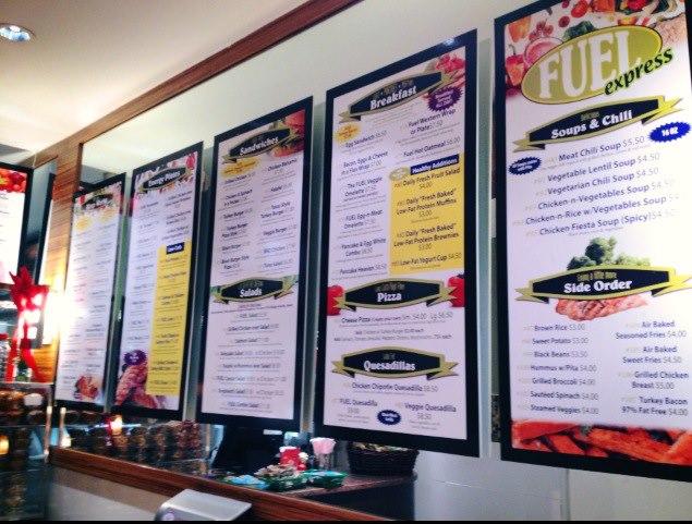 Menu at Fuel Grill and Juice Bar, New York City, 379 3rd Ave A