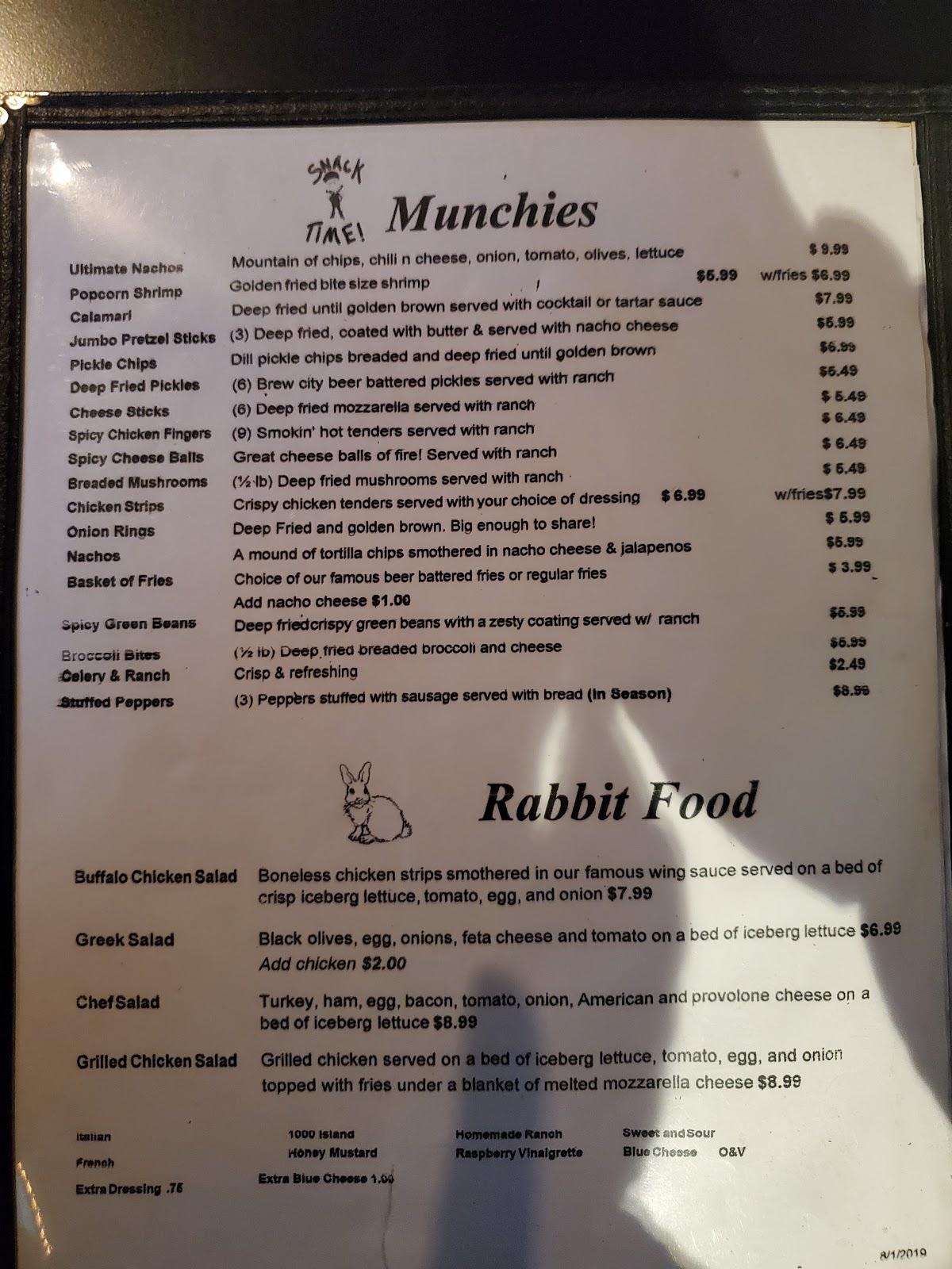 Menu at Derby Bar & Grill, Fairmont