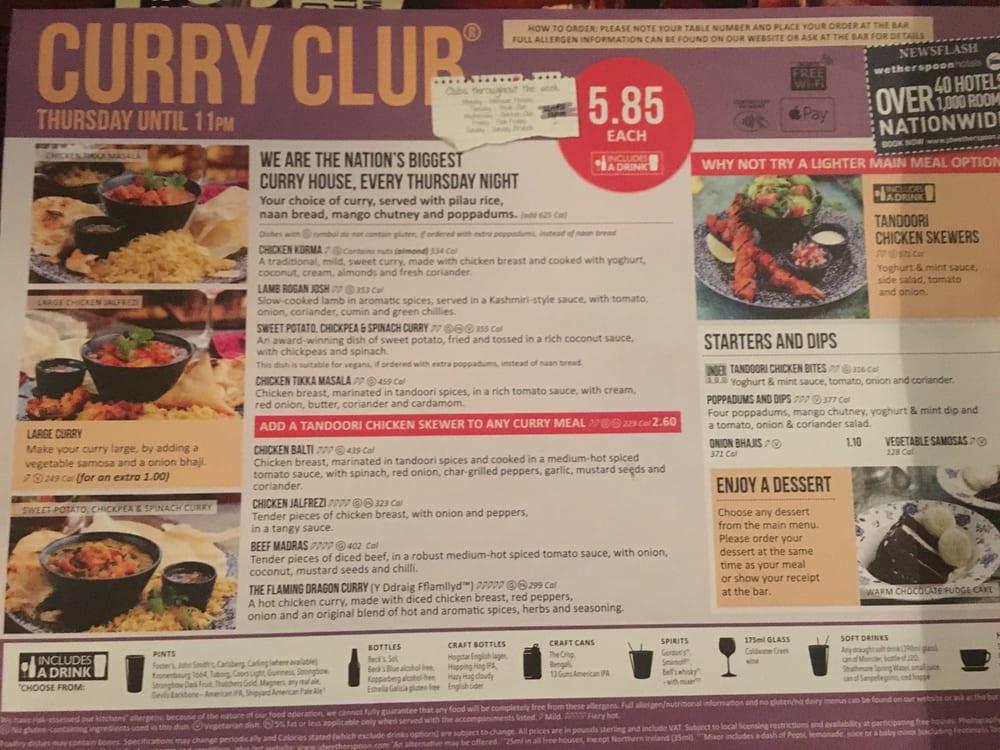Menu at Toll Gate pub & bar, London