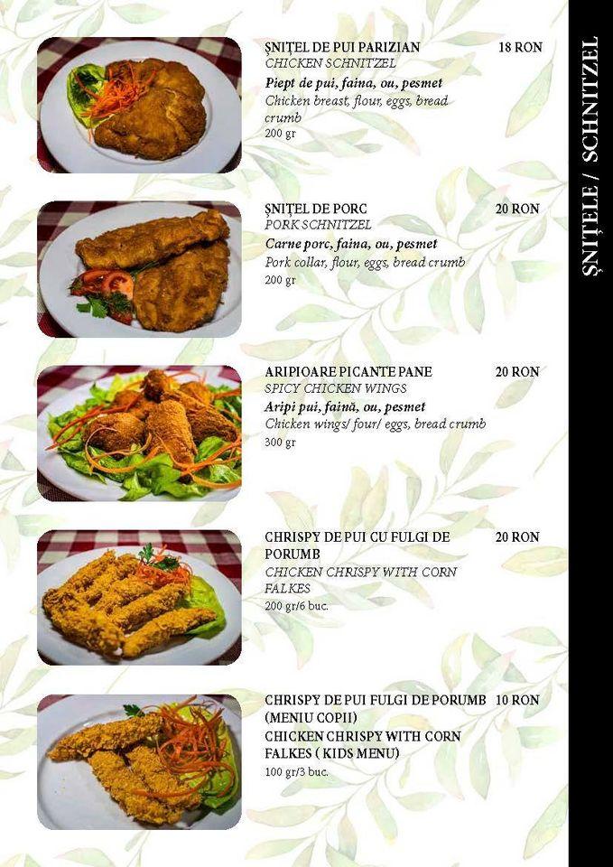 Menu at La Maestro Sânnicolau Mare, Sânnicolau Mare