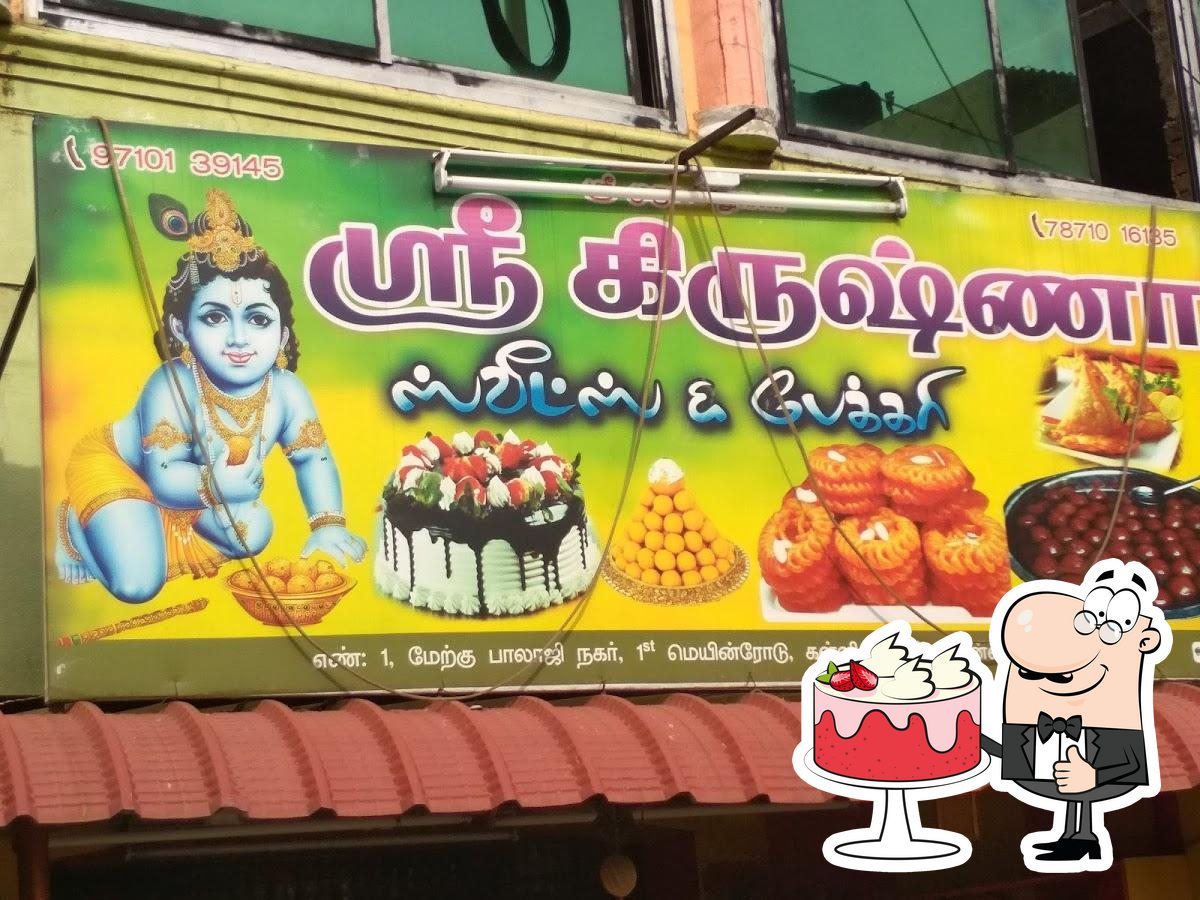 Sri Krishna Sweets and Bakery, Chennai - Restaurant menu, prices and ...