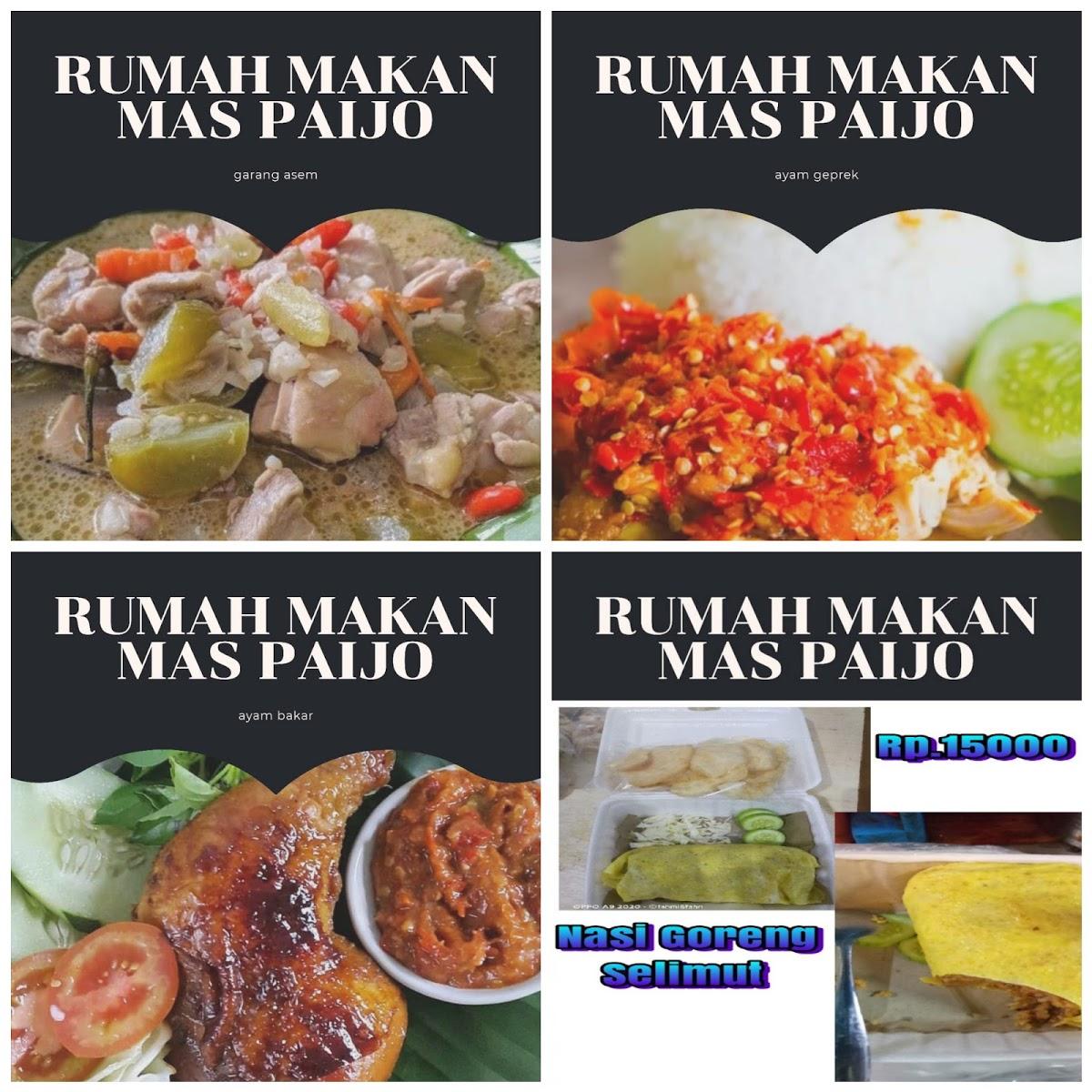 Menu at Warung makan mas paijo restaurant, Karawang