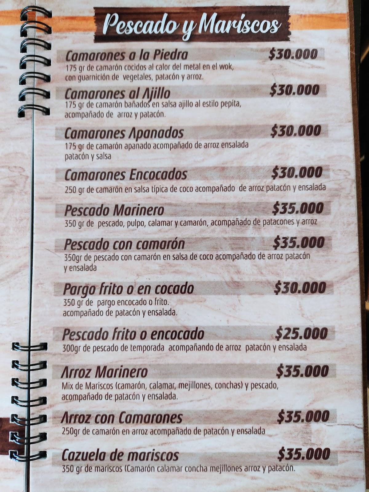 Menu at Restaurante-Bar Pepita, Samaniego