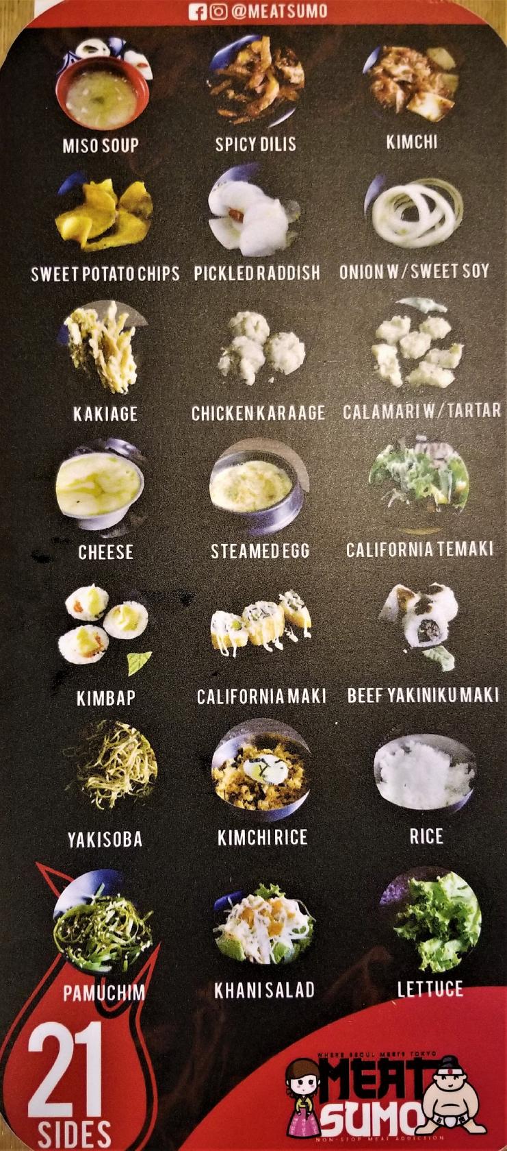 Menu at Meatsumo Puregold Malabon restaurant, Malabon