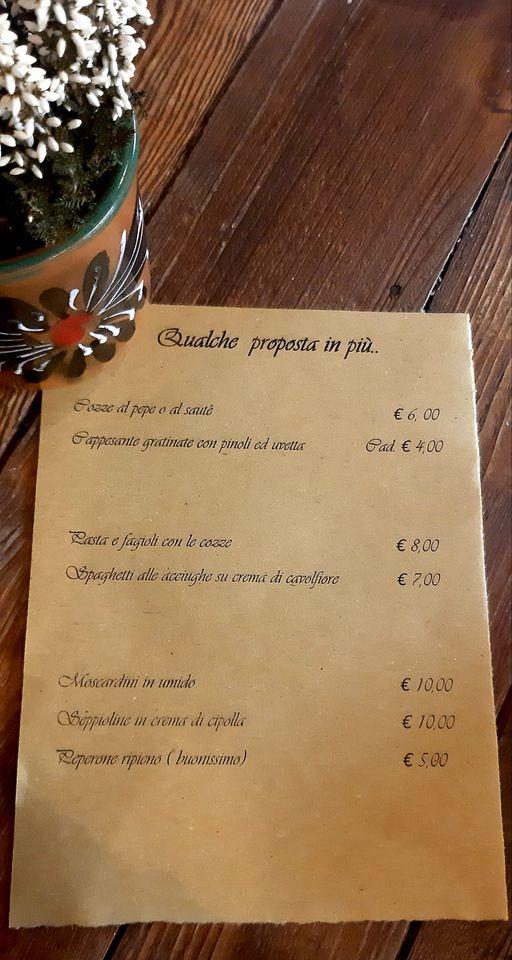 Menu at Alma Mora pub & bar, Verona, Via Colonnello Giovanni Fincato