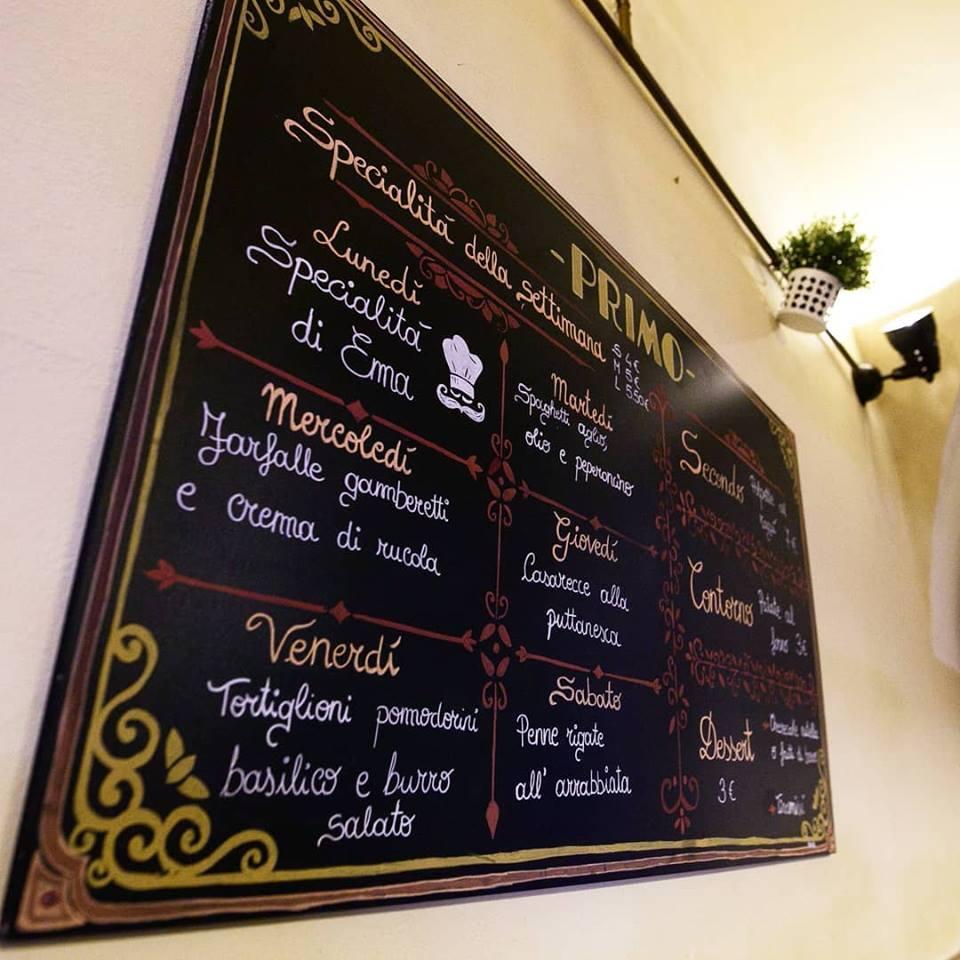 Menu da Primo - Pasta & Street Food fast food, Pisa