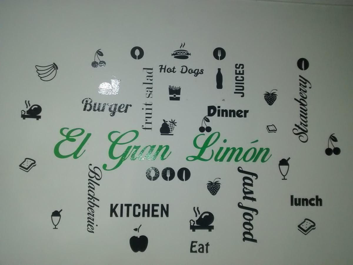 Menu at El Gran Limón restaurant, Villavicencio