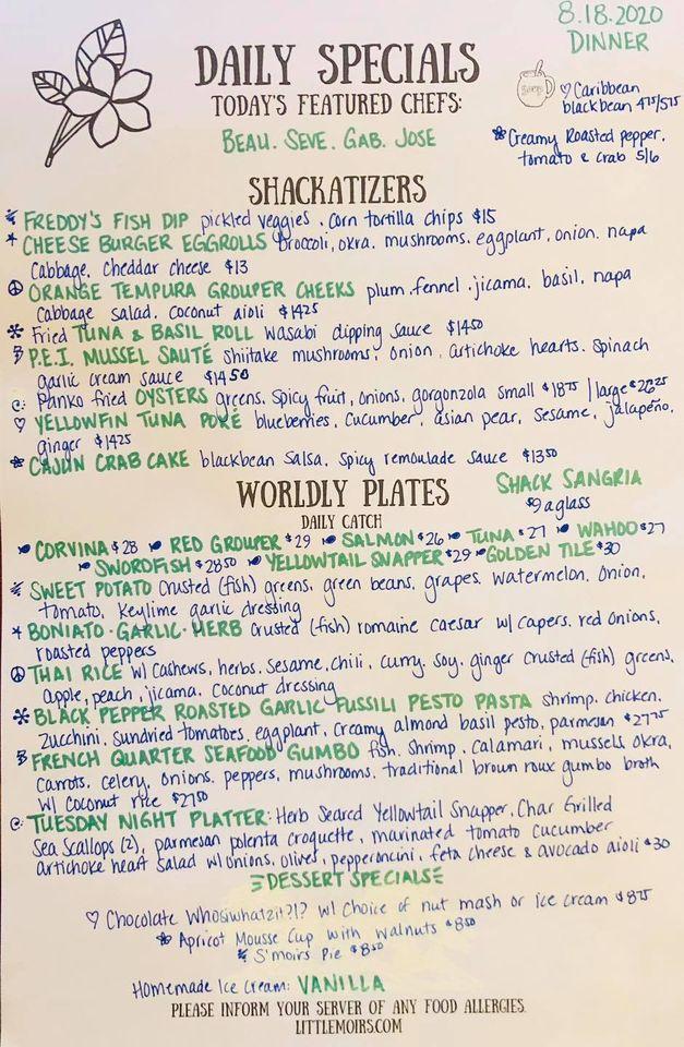 Menu at Maxi's Lineup pub & bar, Jupiter, 103 S US Highway 1 Ste D3