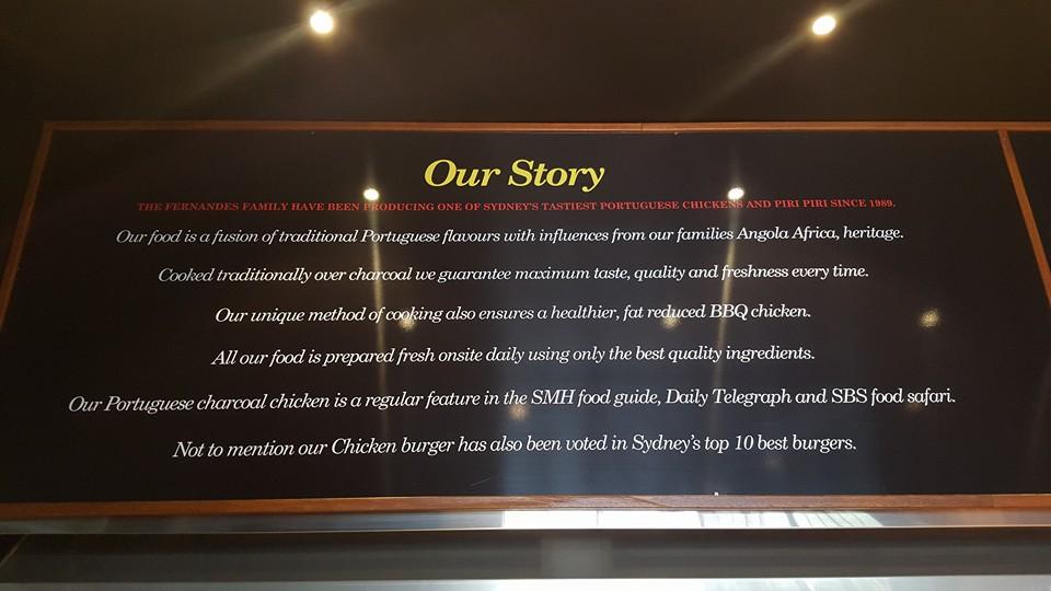 Menu at Frango Charcoal Chicken Penrith restaurant, Jamisontown