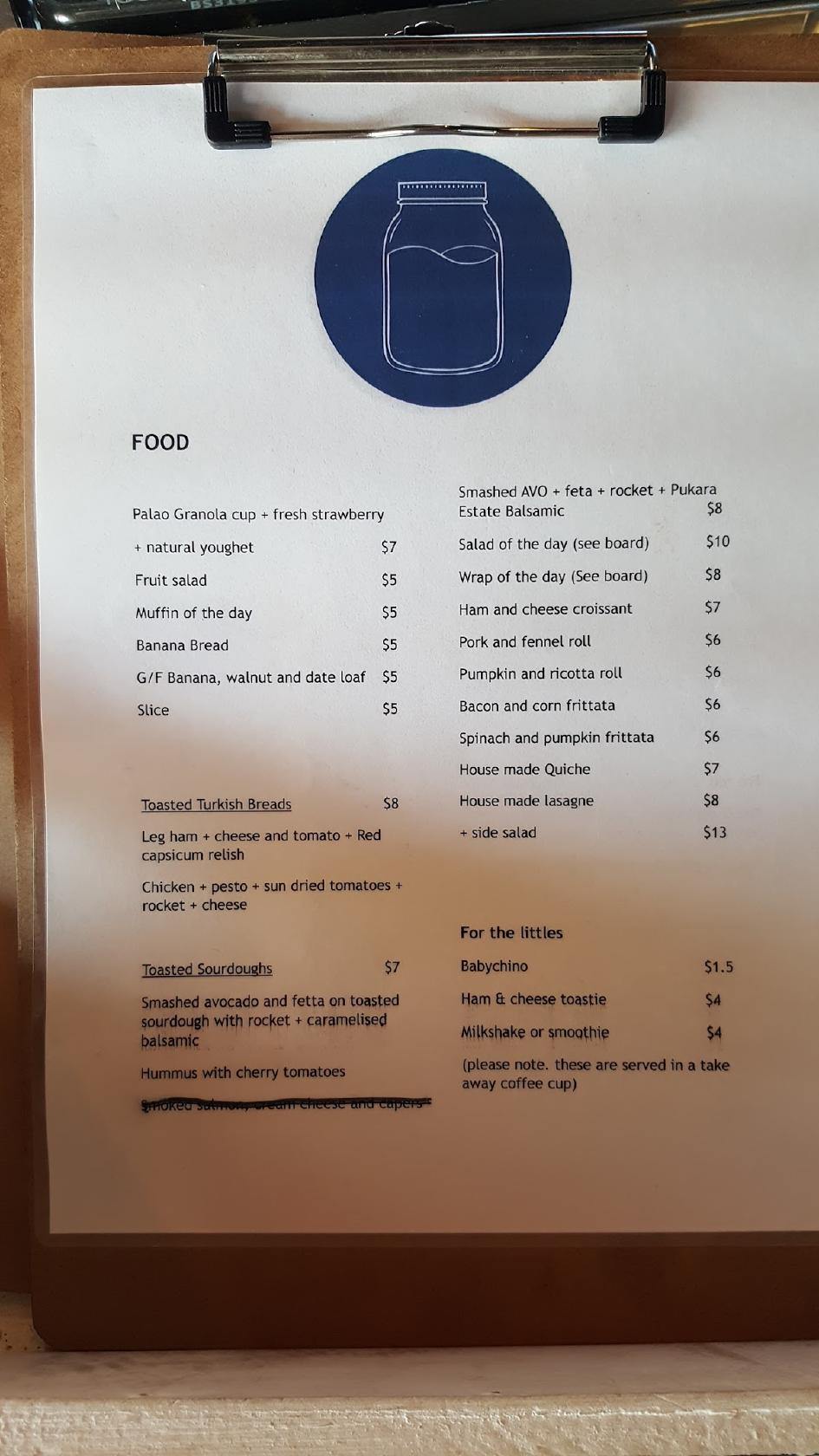 Menu at The Plains Pantry cafe, Willow Tree, 6 Cadell St