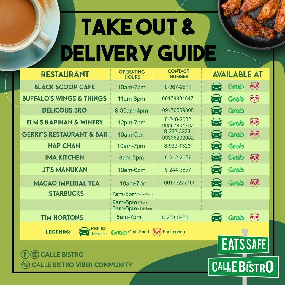 Menu at Kalye Cafe, Quezon City
