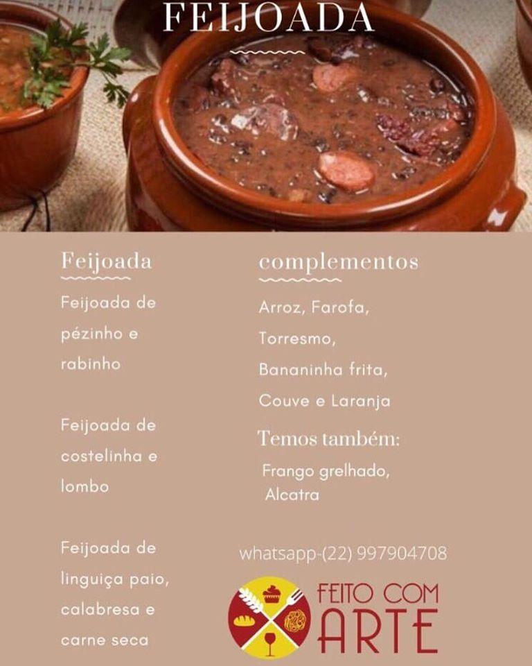 Menu em Feito com Arte restaurante, Macaé