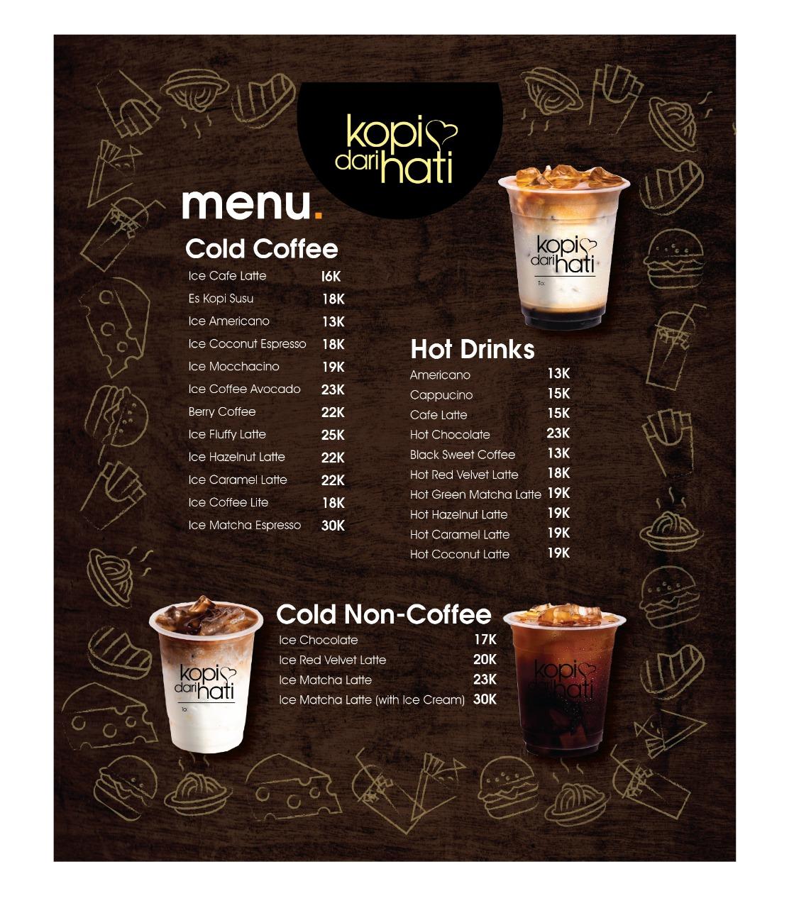 Menu at Foodpedia Jagakarsa restaurant, South Jakarta